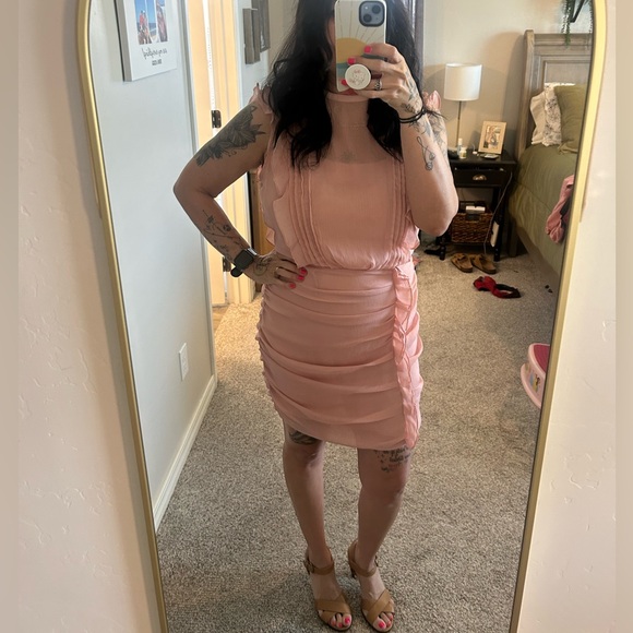 Express | Dresses | Express Sleeveless Ruffle Mini Dress | Poshmark